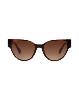MAXCO. Butterfly Frame Sunglasses - Brown