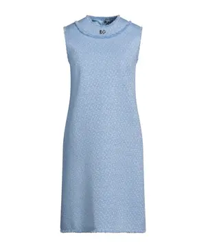 Dolce & Gabbana Fitted Sleeveless Tweed Dress