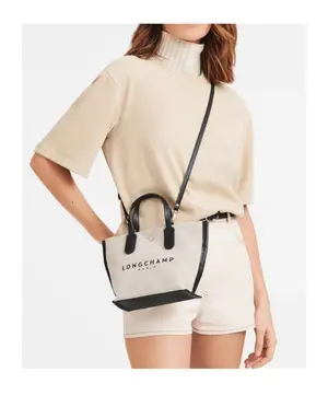 Longchamp Essential Xs Logo Shoulder Bag - White