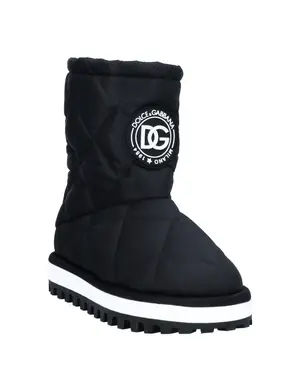 Dolce & Gabbana Quilted Padded Ankle Boots