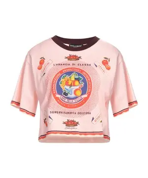 Dolce & Gabbana Multicolor Short-sleeve T-shirt - Pink