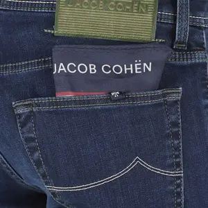 Jacob Cohen Slim Fit Jeans With Logo Patch