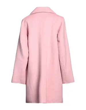 GANNI Minimalist Double-breasted Long-sleeve Coat