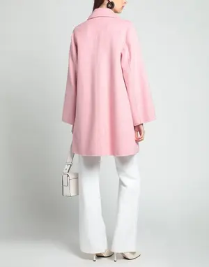 GANNI Minimalist Double-breasted Long-sleeve Coat