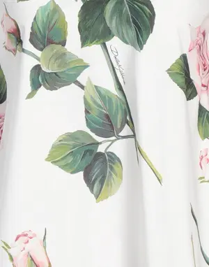 Dolce & Gabbana Sleeveless Peplum Top With Floral Print