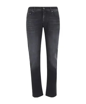 Jacob Cohen Jeans With Belt Loops - Black