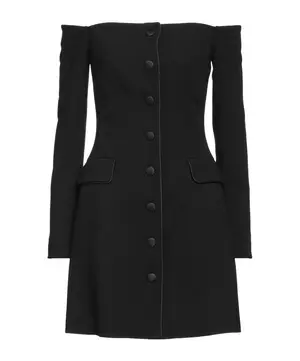 Dolce & Gabbana Minimalist Long-sleeve Blazer Dress - Black