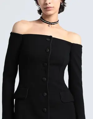 Dolce & Gabbana Minimalist Long-sleeve Blazer Dress