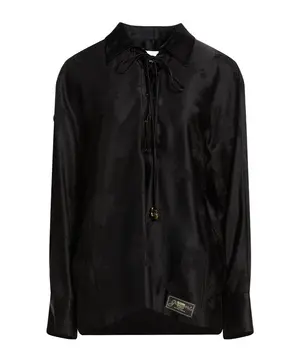 GANNI Long Sleeve Top With Tie Fastening