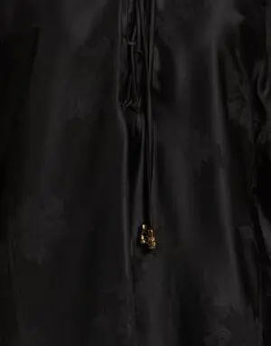 GANNI Long Sleeve Top With Tie Fastening