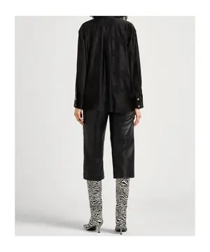 GANNI Long Sleeve Top With Tie Fastening