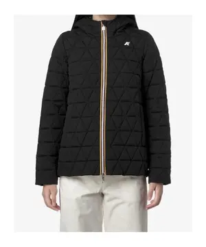 K-WAY Madlaine Diamond Quilted Short Jacket With Hood