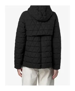 K-WAY Madlaine Diamond Quilted Short Jacket With Hood