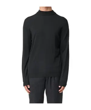 ZANONE Long-sleeves Crew-neck Sweater - Black