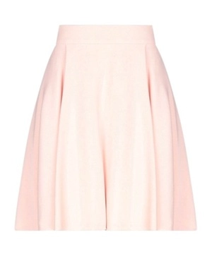Dolce & Gabbana Solid-color Stretch A-line Skirt - White