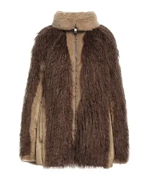 DIESEL® Two-tone Teddy Fleece Coat