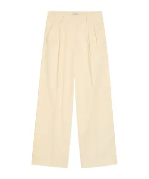Moncler Straightleg Cottonpoplin Trousers - Nude