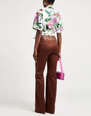 Dolce & Gabbana Floral Print Shirt - White