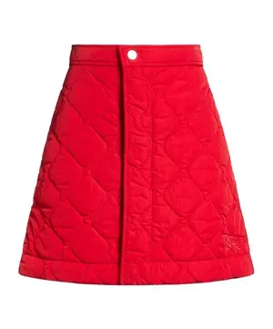 Burberry Quilted Midi Skirt