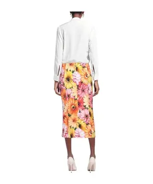 Dolce & Gabbana Floral Print Midi Skirt