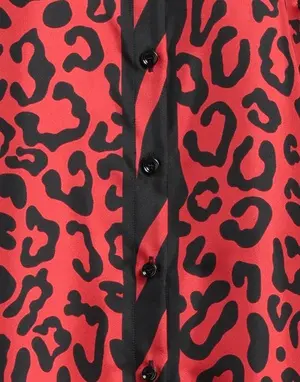 Dolce & Gabbana Leopard Print Satin Shirt