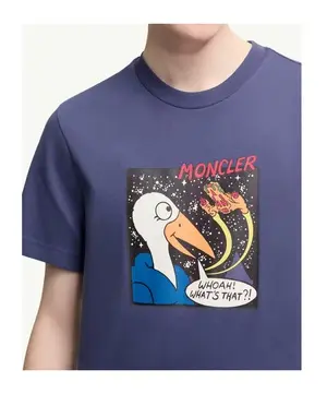 Moncler Space Monduck Cotton T-shirt