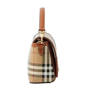 Burberry Checkered Flap Shoulder Bag
