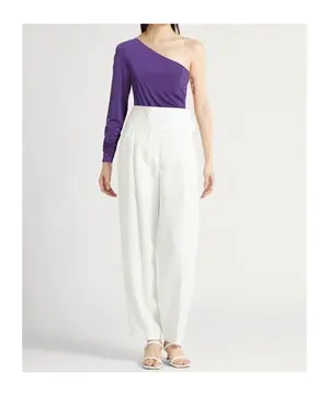 Max Mara One Shoulder Draped Knit Top