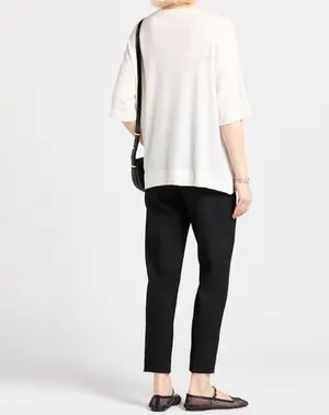 Brunello Cucinelli Short-sleeved Knitwear With Chest Pocket