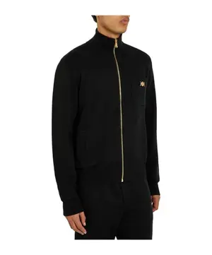 Versace Zip-up Knitted Sweater