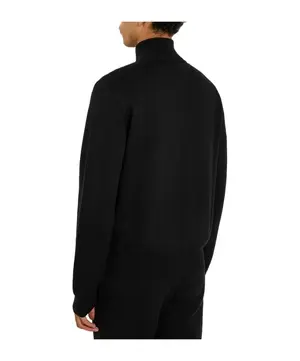 Versace Zip-up Knitted Sweater