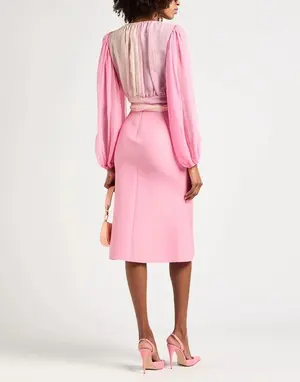 Dolce & Gabbana Chiffon Long-sleeve Top