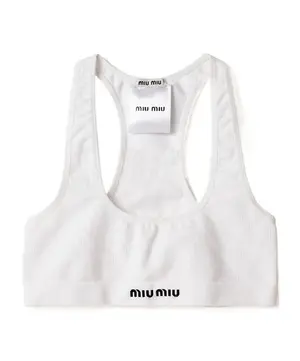 MIU MIU Seamless Racerback Top