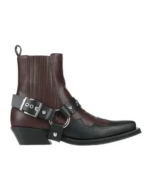 GANNI Two-tone Denim Ankle Boots