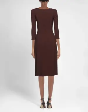 Dolce & Gabbana Solid Color Slim-fit Dress