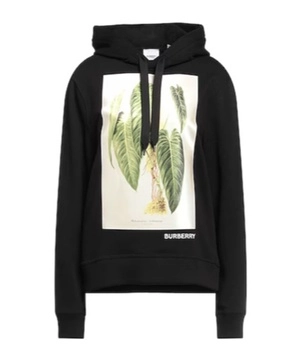 Burberry Printed Hooded Sweatshirt - Black