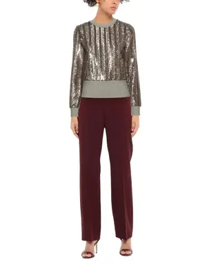 Dolce & Gabbana Two-tone Sequin Knit Top