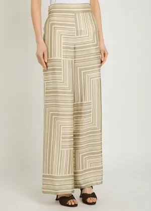 JOSEPH Silk Trousers