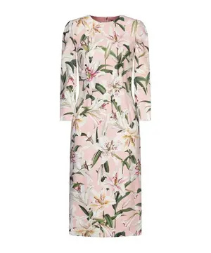 Dolce & Gabbana Floral Print Midi Dress