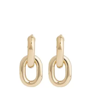 Rabanne Link Drop Earrings - Yellow