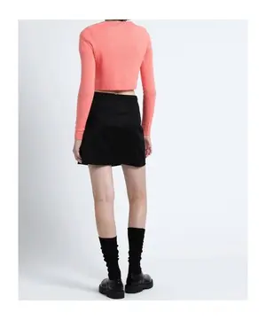 MAXCO. Long-sleeved Crew Neck Knit Sweater