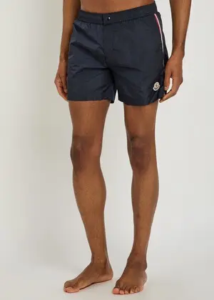 Moncler Striped Swim Trunks