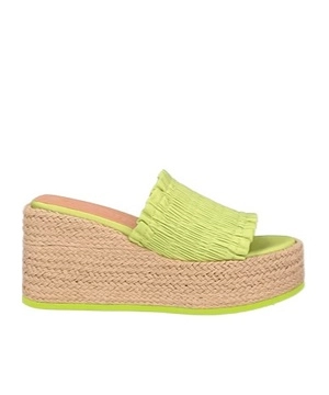 GANNI Espadrille Wedge Sandals - Nude