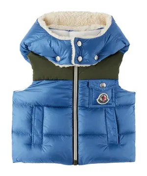 Moncler Oust Logo Patch Down Vest