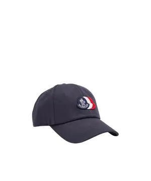 Moncler Logo Cap - Black