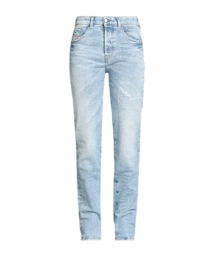 DIESEL® Tapered Light Wash Denim Jeans