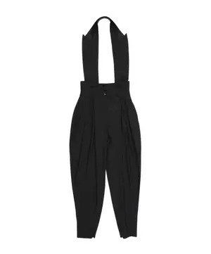 Dolce & Gabbana Casual Solid Color Wool Pants - Black
