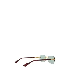Gucci Rimless Sunglasses With Logo Detail