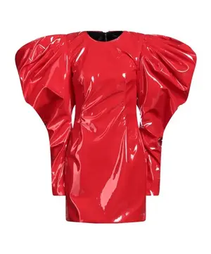 Dolce & Gabbana Crewneck Bodycon Dress - Red