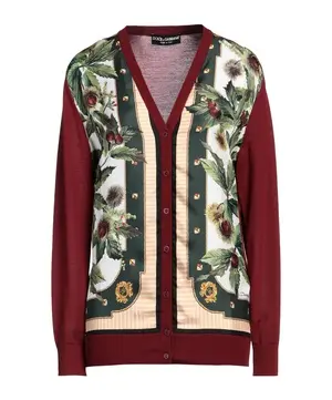 Dolce & Gabbana Floral Print Long Sleeve Knitted Top - Multicolor